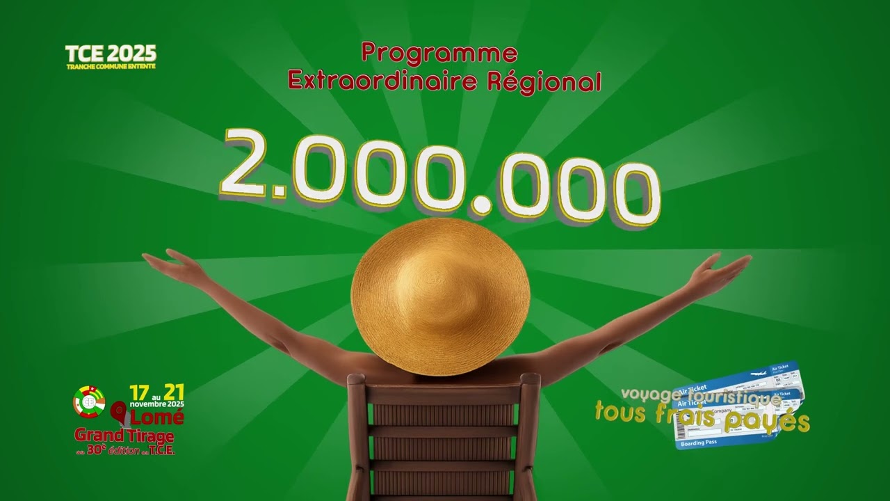 TCE 2025: rendez-vous du 17 au 21 novembre à Lomé - Wakat Séra